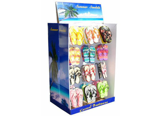 China Cardboard Pallet Display Cardboard Store Displays for Sandals ENPD003 supplier