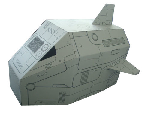 China Corrugated Cardboard Toys Fun 2 Play Paper Toy Plane ENTO001 supplier