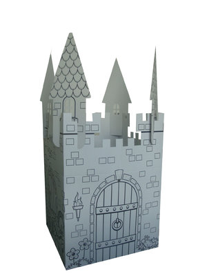 China Corrugated Cardboard Toys Paper Toy House Castle ENTO006 supplier
