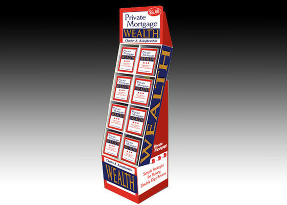 China Brochure  holders Corrugated Cardboard Display for  Book Displays ENTD028   supplier