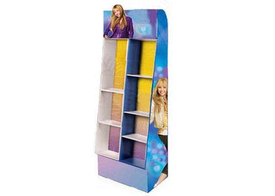 China Flooring recycled  Corrugated Cardboard Display Doll Display Box for Girl ENTD037 supplier