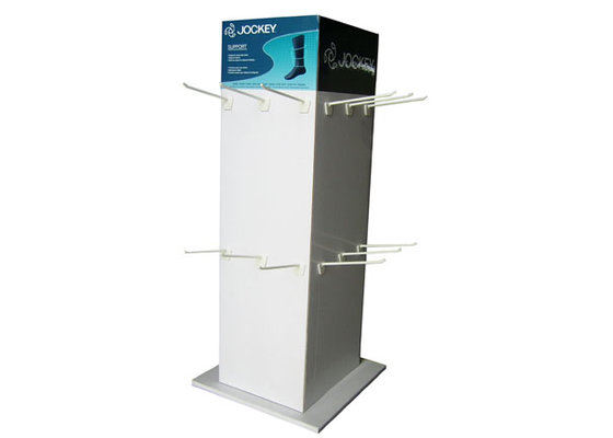 China Four Way Spinner Display Racks Rotating Displays with Hooks ENSP014 supplier