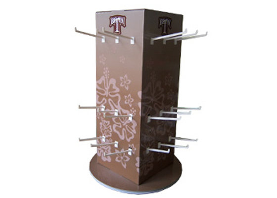 China Spinner Display Racks Rotating Turntable Display w/ Hook ENSP016 supplier