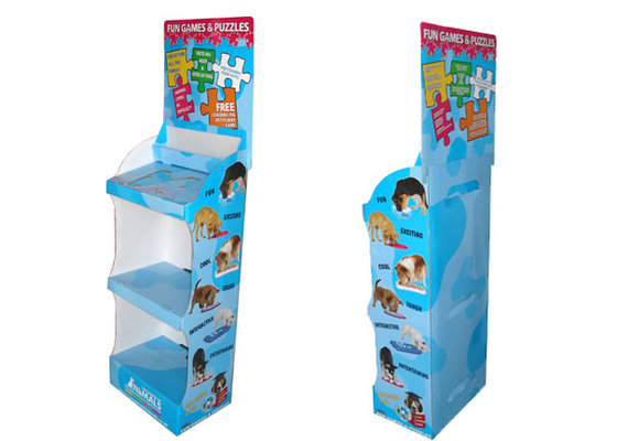 China Fashionable floor Pos Displays ， Cardboard Display Stand Toy Stands ENTD005 supplier