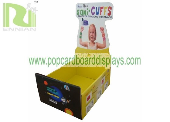 China Yellow healthy band Corrugated Carton Box with point of purchase for retailing   supplier
