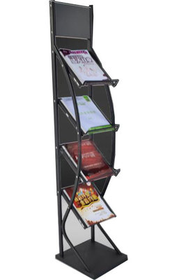 China custom metal Wire Display Racks Wire Grid Magazine Books Usage Custom Spray Paint supplier