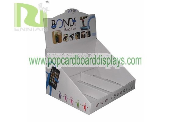 China Customized iphone4 / 4s covers point of purchase Cardboard Counter Display racks ENCD056 supplier