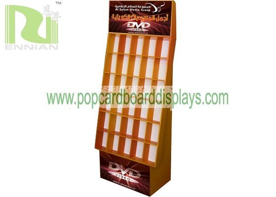 China Customized acrylic POP Cardboard Displays flooring for holding DVDs ENCB018 supplier