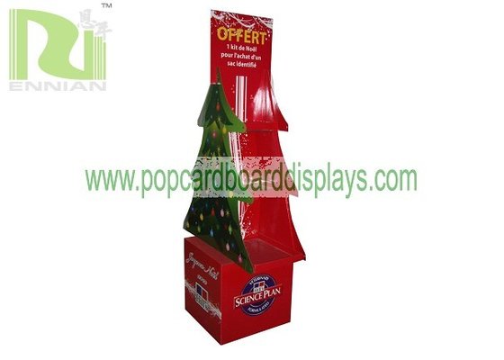 China Corrugated Cardboard Corrugated Christmas Tree Shape Cardboard Counter Displays supplier