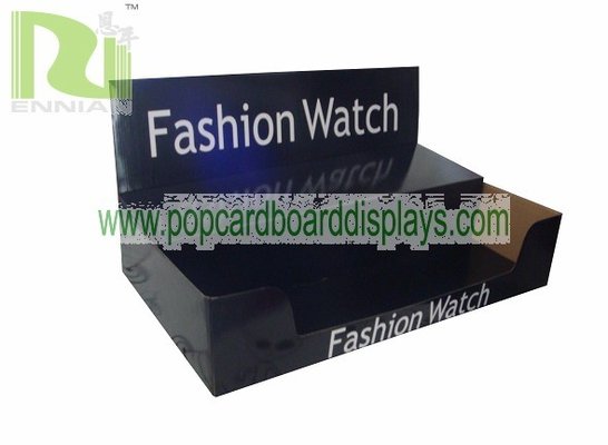 China Customized Box Watch Cardboard Display Black Corrugated Carton Box ENCA019 supplier