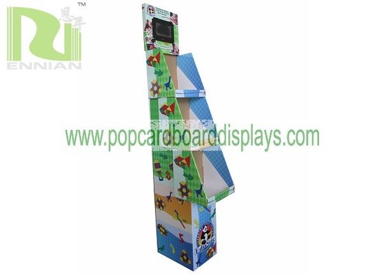 China LCD Floor Cardboard Display Customized Display POP Cardboard Dispplay Racks ENCB022 supplier