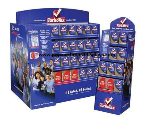 China Supermarket Foods Display Stand , Custom Cardboard Snack Pallet Display supplier