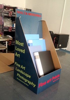 China Books cardboard counter display pop storage display box for notebooks supplier