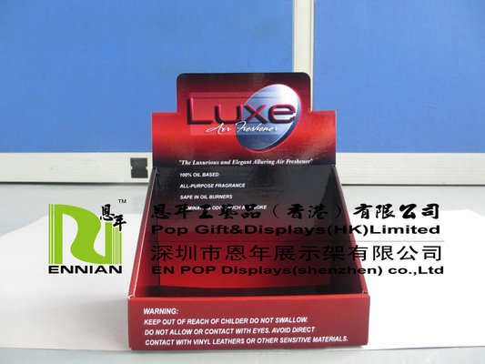 China custom Air freshener cardboard counter displays for retail store supplier