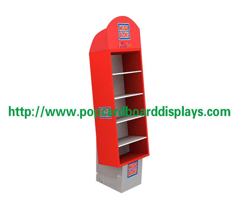 China Women Perfume Corrugated cardboard counter display Foldable red supplier