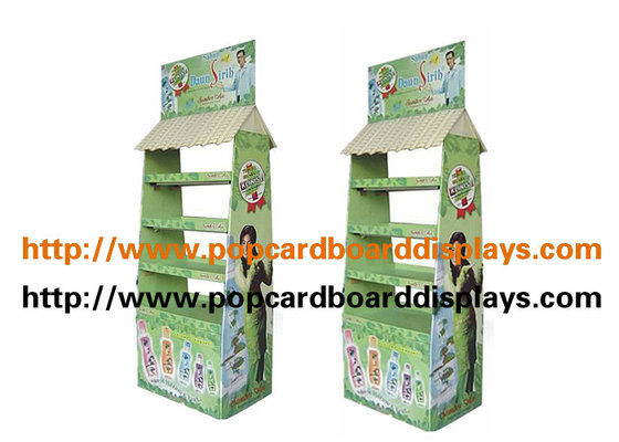 China 2 sides Recycle cardboard counter display boxes For Daily Advertising supplier