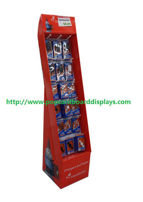 China Recyclable Pop Corrugated Cardboard Display For Goods Hanging supplier