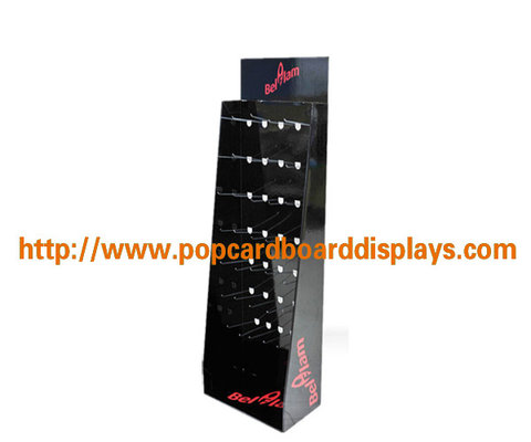 China Attractive Recyable Corrugated Cardboard Display With Peg Hook supplier