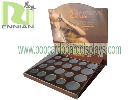 China Cosmetic CDU cardboard display box greyboard counter top displays ENCD073 supplier