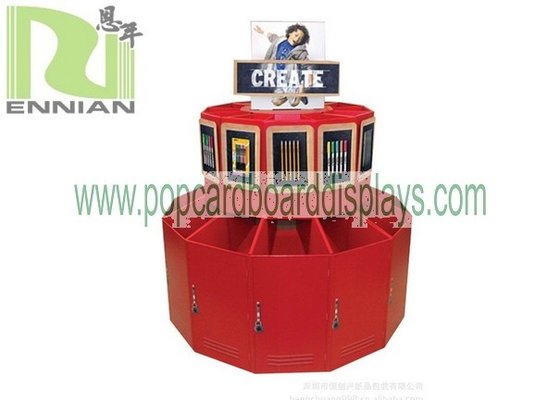 China Pop Cardboard Pallet Displays Stationery Cardboard Displays Point Of Purchase ENPD027 supplier