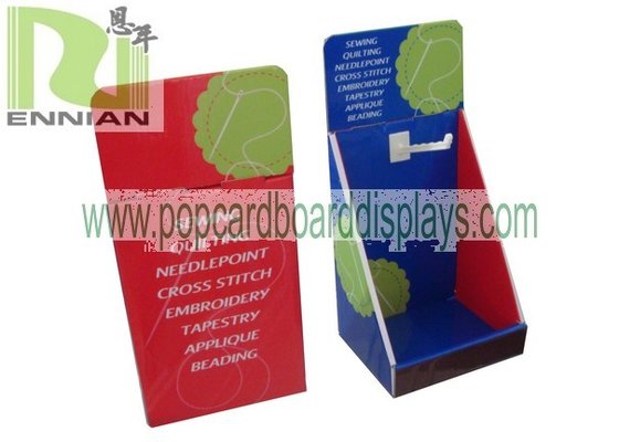 China Cardboard Counter Displays With Hooks Corrugated Point Of Purchase Displays ENCD077 supplier