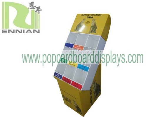 Eyewear Cardboard Display For Promotion POP Cardboard Display Racks Supermarket Shelf ENCB031 supplier