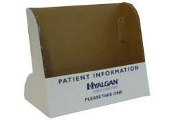 Recycled cardboard counter displays brochures display holder flyers box supplier