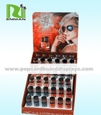 Foldable Custom Nail Polish Cardboard POP Displays For Promotion supplier