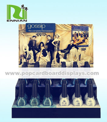 Foldable Custom Nail Polish Cardboard POP Displays For Promotion supplier