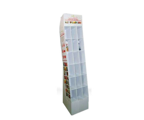 Electronic Roomlux durable pop Cardboard Displays foldable 4 shelfs supplier