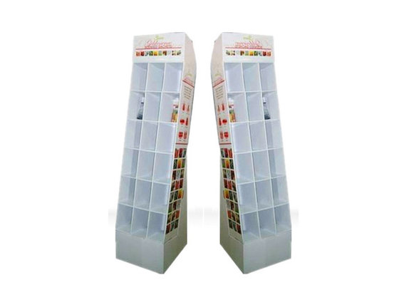 Electronic Roomlux durable pop Cardboard Displays foldable 4 shelfs supplier