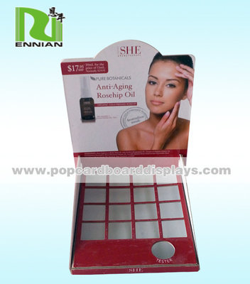 Pop BB Cream Cardboard Counter Displays Skincare Oil Counter Top Display supplier