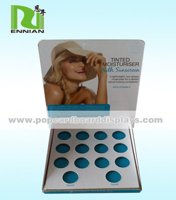 Pop BB Cream Cardboard Counter Displays Skincare Oil Counter Top Display supplier