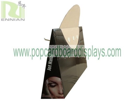 Jet Nails Cardboard Counter Displays With Hooks Pos Display Retail Display Stand Pop Display Rack ENCD081 supplier