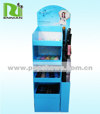 Fashional Cardboard Counter Displays Pro Umbrella Cardboard Display Shelves supplier