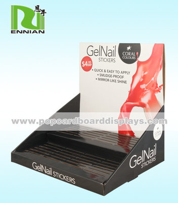 Environmentally Protection Cardboard Counter Displays Nail Polish For Promotion supplier