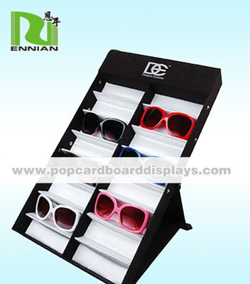 Tilted Type Compartment Small Counter Display Standing To Showcase Sunglasses supplier