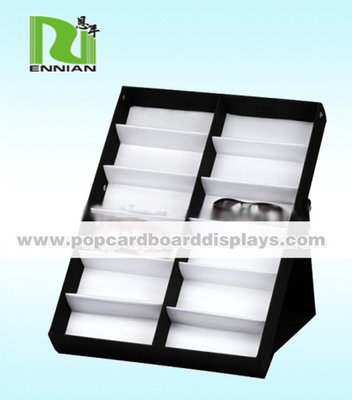 Tilted Type Compartment Small Counter Display Standing To Showcase Sunglasses supplier