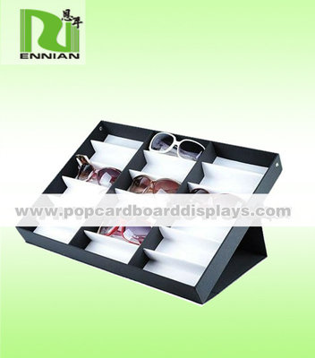 Tilted Type Compartment Small Counter Display Standing To Showcase Sunglasses supplier