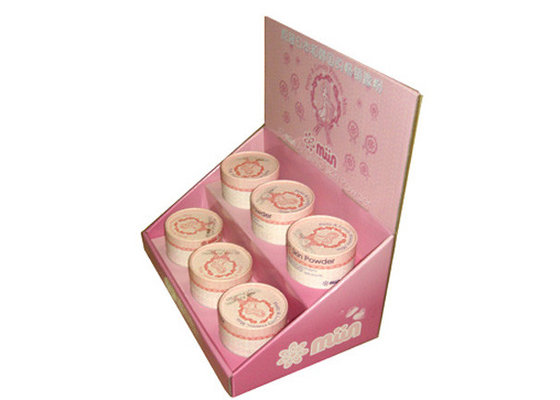 Pop Mas Makeup Store Cardboard Retail Displays In Supermarket supplier