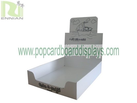 Store Advertising White Coardboard Paper Box Cardboard Counter Displays supplier