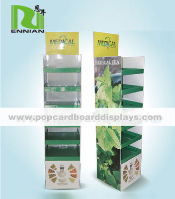 Waterproof Pos Supermarket Corrugated Cardboard Cookies Dsiplay Stand supplier