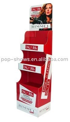 Foldable Helmets Cardboard Pallet Display Shelves Lightweight supplier