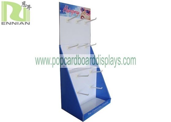 Paper Material Hook Display Stands Point Of Sale Counter Display For Brushes supplier