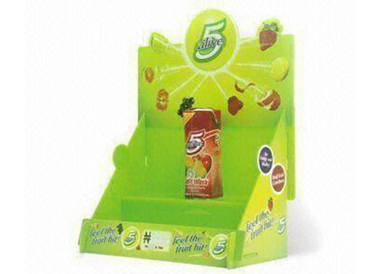 Fashion Foldable Cardboard Counter Display Stands For Snacks supplier