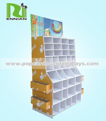 Customize Pos Cardboard Pallet Display Stand Promotion Portable Display Stands supplier
