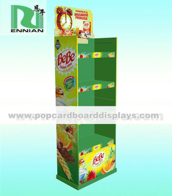 Retail cardboard display shelf / Snack portable display stand assemble supplier