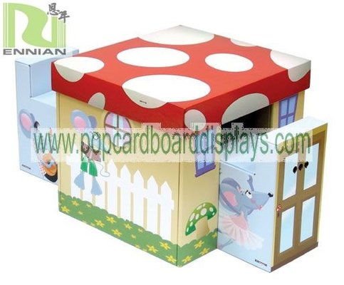 High Printing Quality  Furniture Cardboard Display For Kids Toy supplier