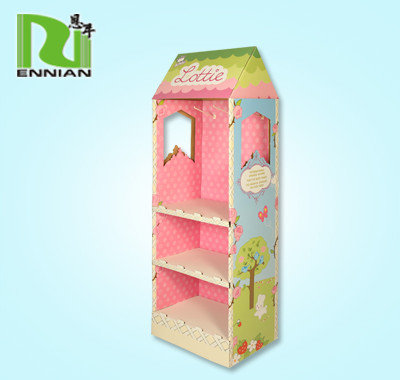 Christmas gift POS cardboard display bins suit clothes books and toys supplier