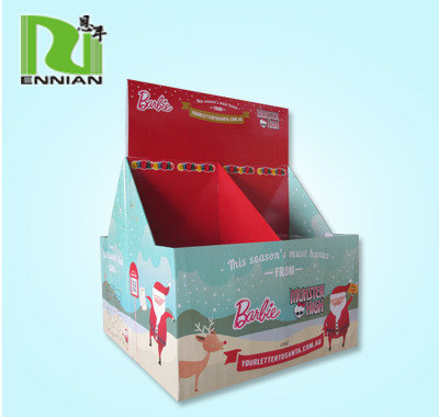 Stationery paper pallet display for Christmas gift toys and many different products supplier